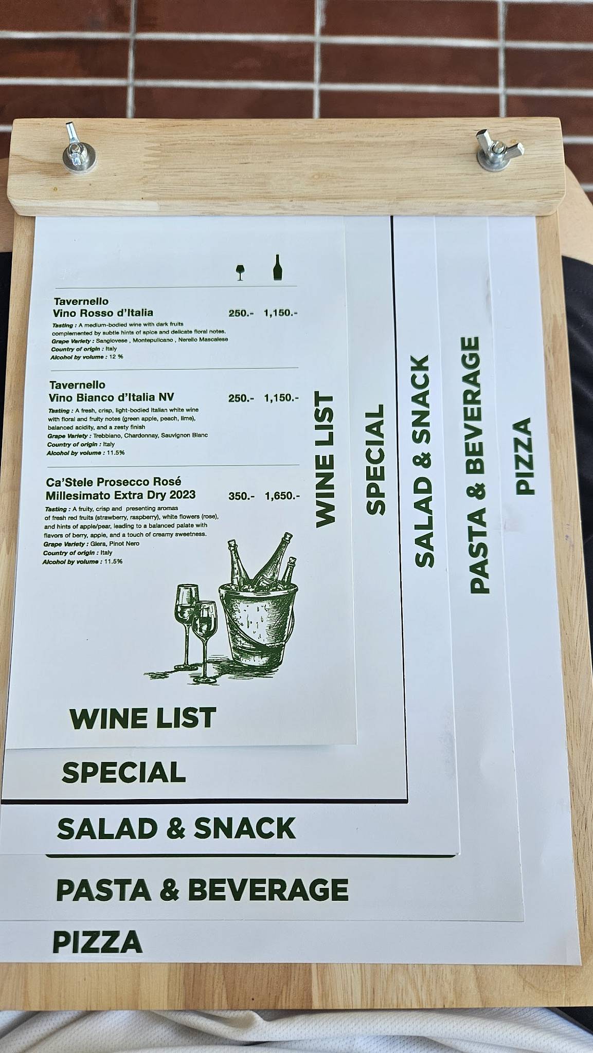 Menu at Ronin Pizza ลาดพร้าว18 restaurant, Bangkok