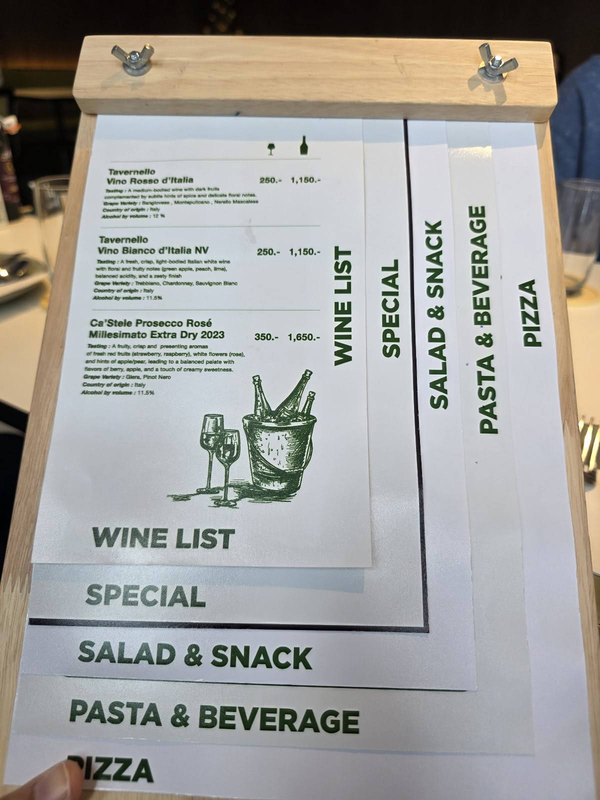 Menu at Ronin Pizza ลาดพร้าว18 restaurant, Bangkok